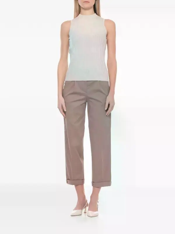 Peserico Ribbed-knit Tank Top