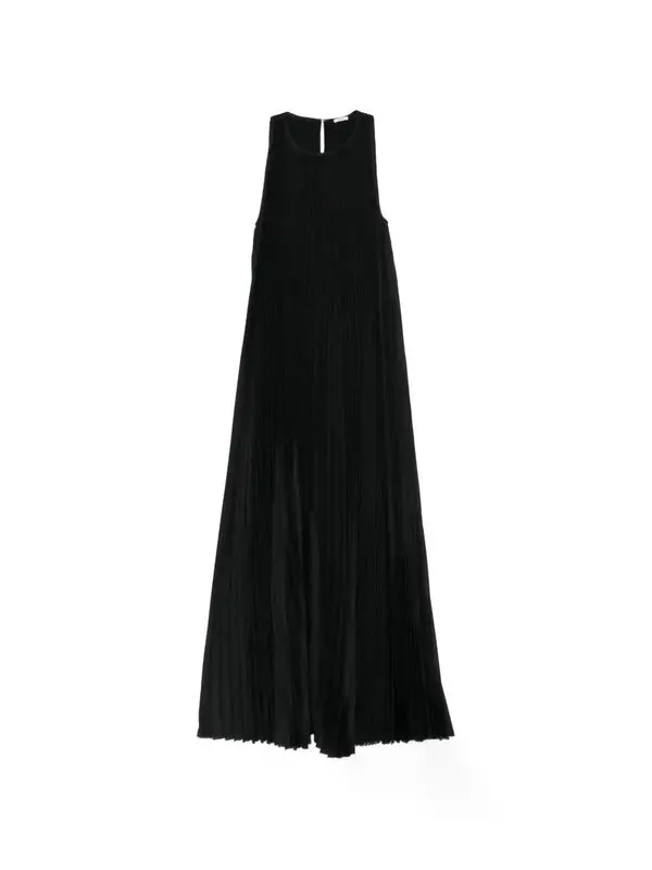 JOSEPH Irregular Pleats Dress - Black