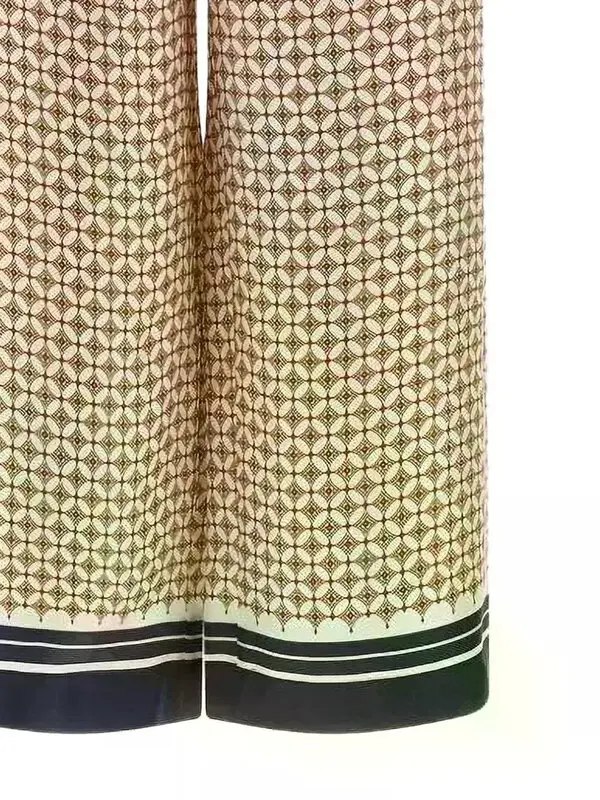 Max Mara Ottelia Printed Silk Trousers