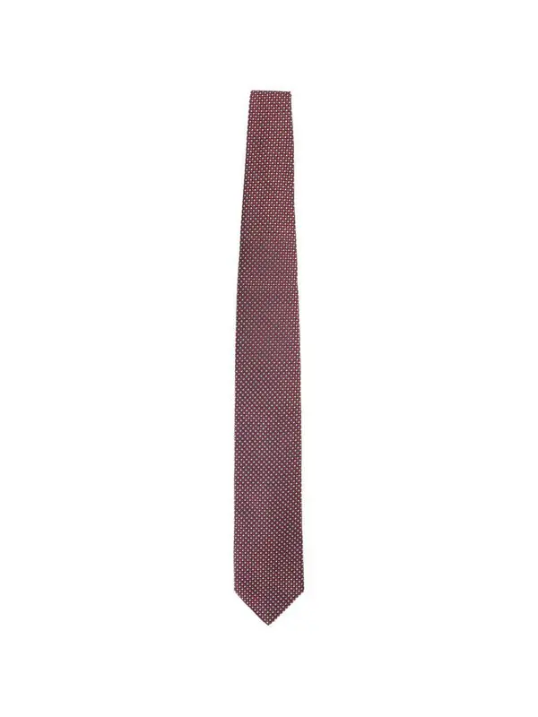 LANVIN Patterned Neck Tie - Blue