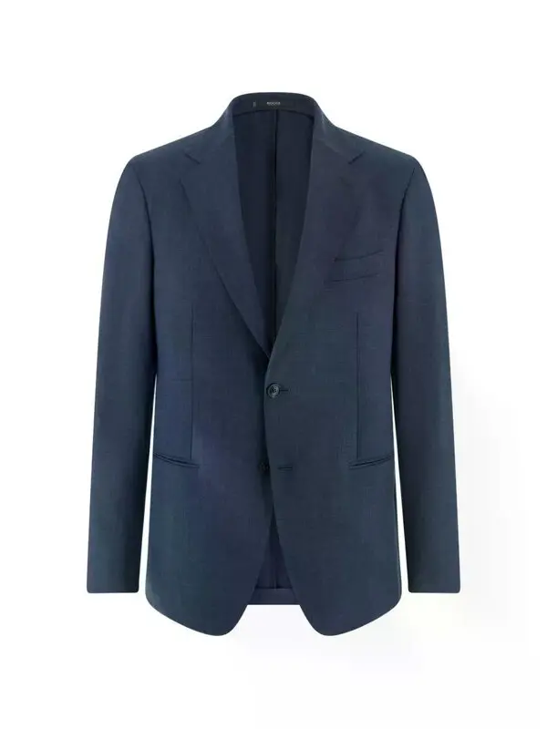 Boggi Milano Single-breasted Blazer - Blue