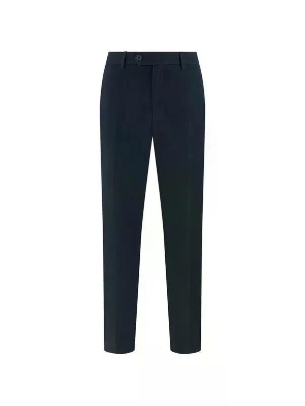 Boggi Milano Linen Trousers - Blue