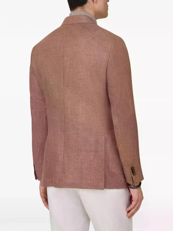 Boggi Milano Single-breasted Linen Blazer