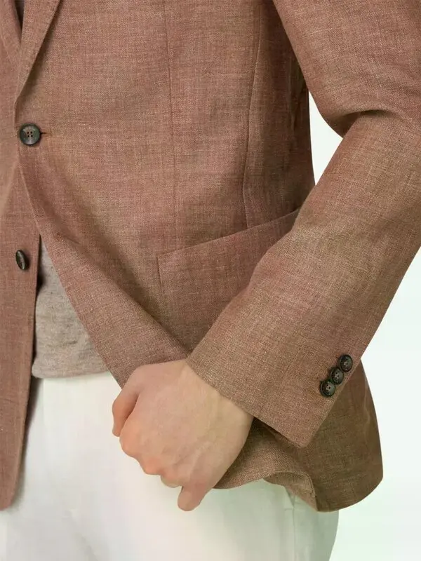Boggi Milano Single-breasted Linen Blazer