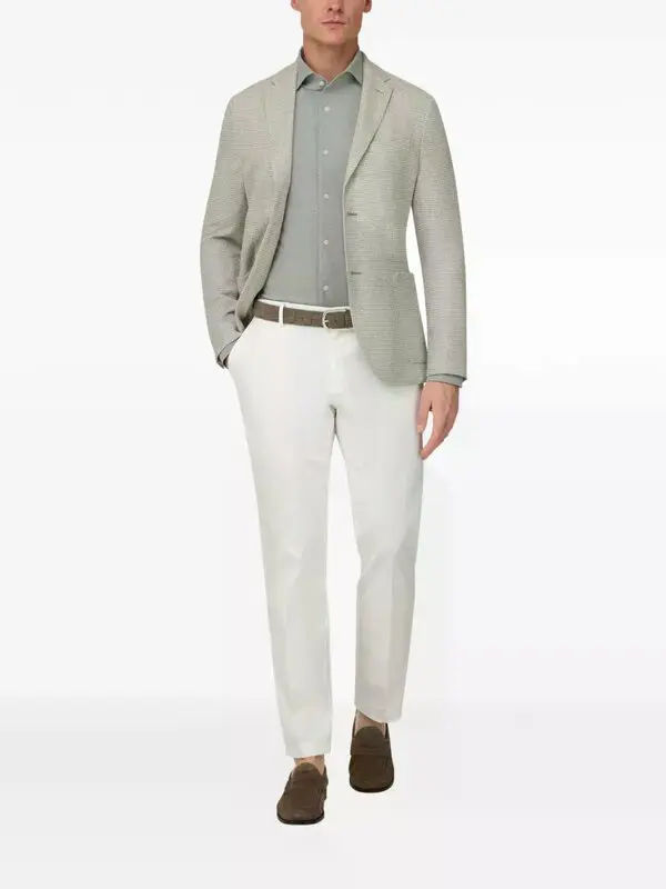 Boggi Milano Patch-pocket Blazer - Green
