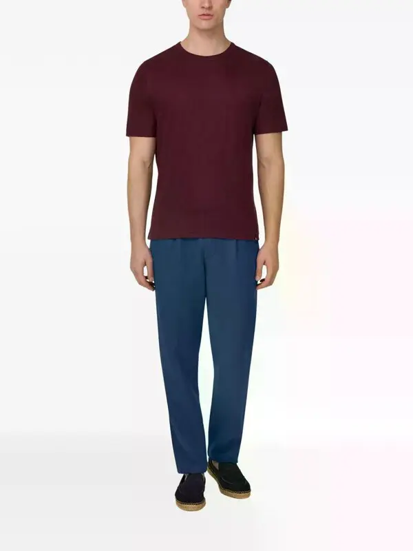 Boggi Milano City Linen Trousers