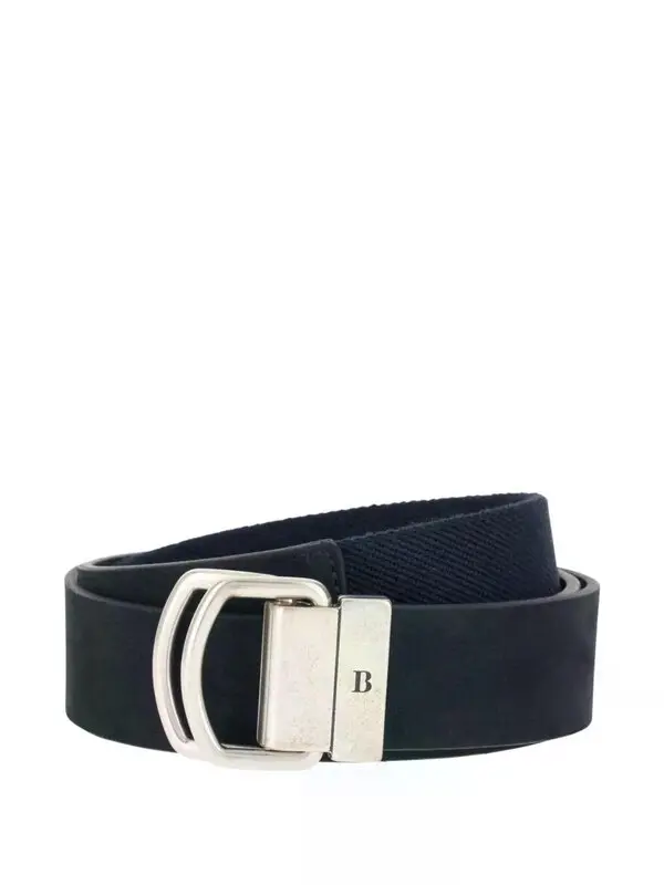Boggi Milano Double-ring Buckle Belt - Blue