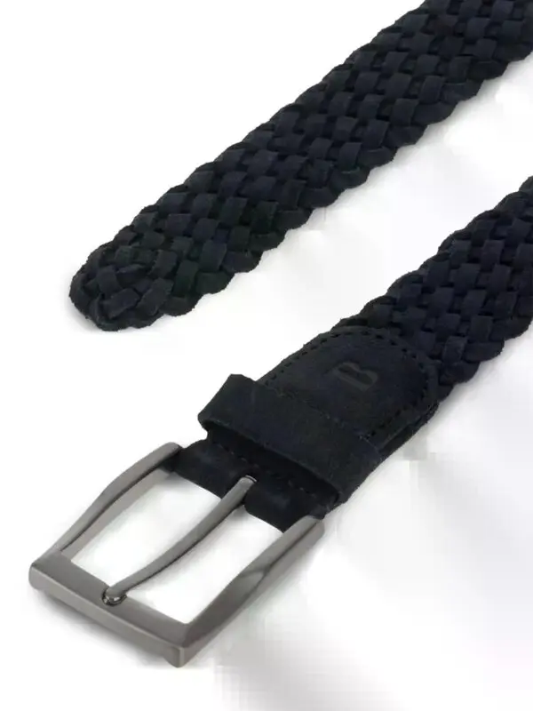 Boggi Milano Woven Suede Belt
