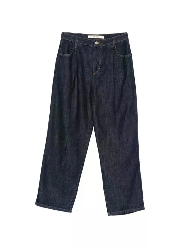 MERCI Barbra Pleated Jeans - Blue