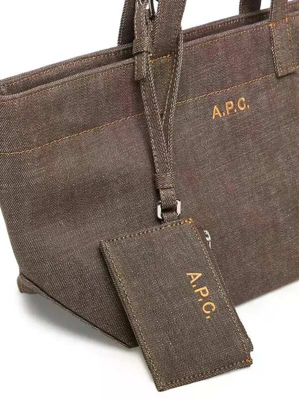 A.p.c. Small Drummer Tote Bag - Brown