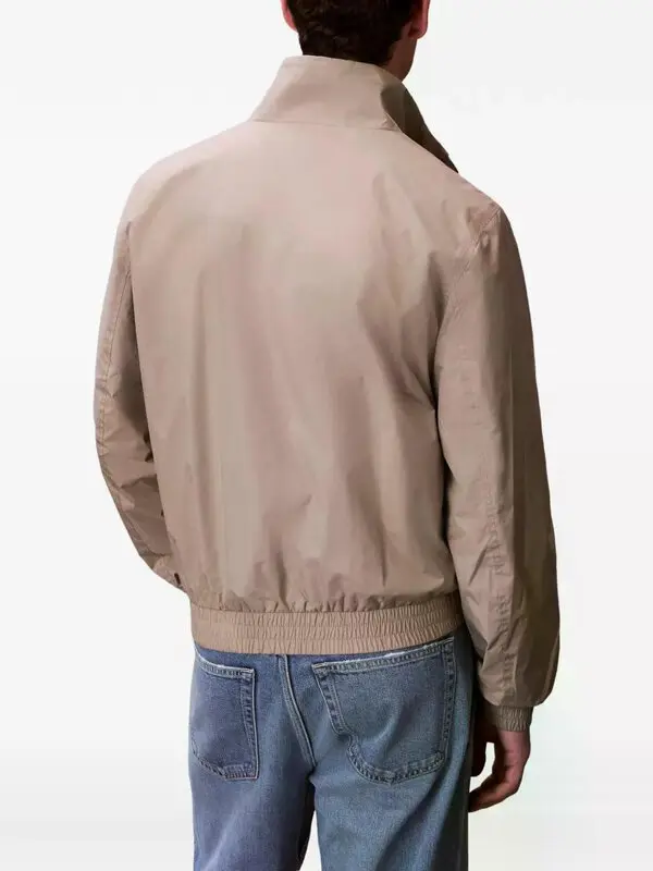 Calvin Klein Lightweight Zip-up Jacket - Neutrals