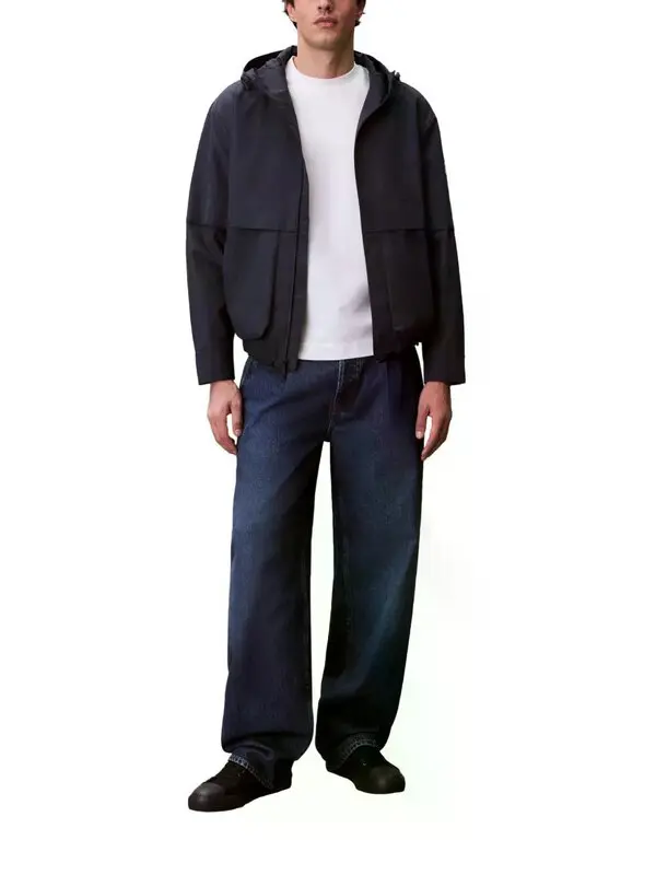 Calvin Klein Logo-print Hooded Jacket