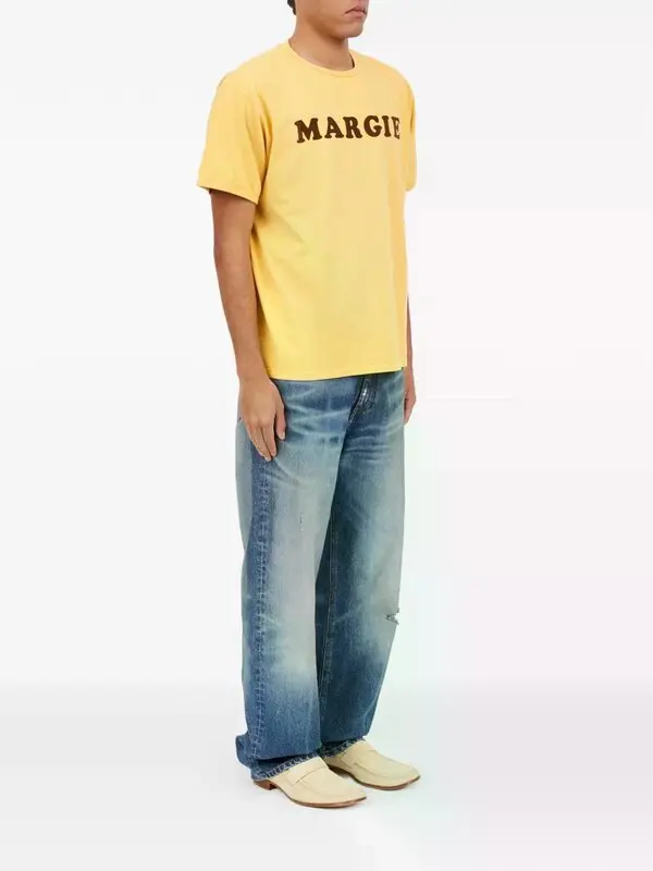 MAISON MARGIELA Jersey T-shirt - Yellow
