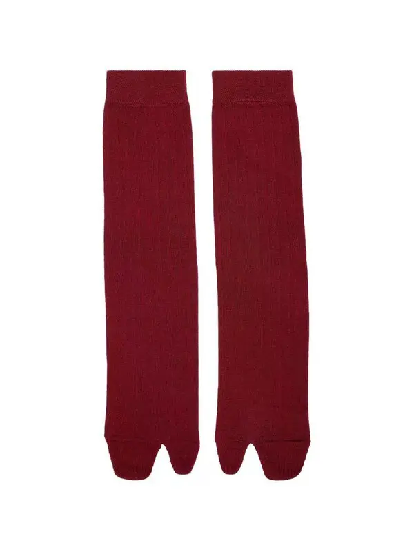 MAISON MARGIELA Tabi Cotton Socks - Red