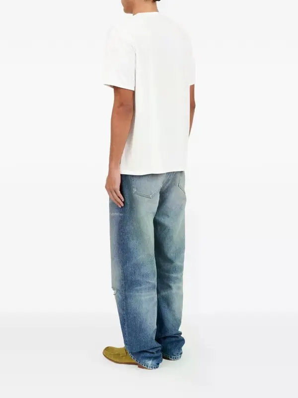 MAISON MARGIELA Graphic-print Cotton T-shirt - White
