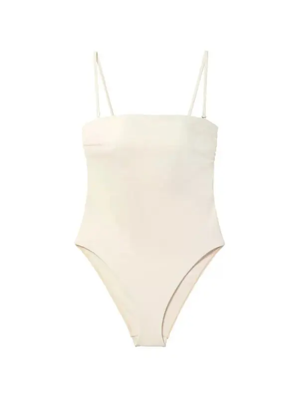 Calvin Klein Essentials Strapless Swimsuit - Neutrals