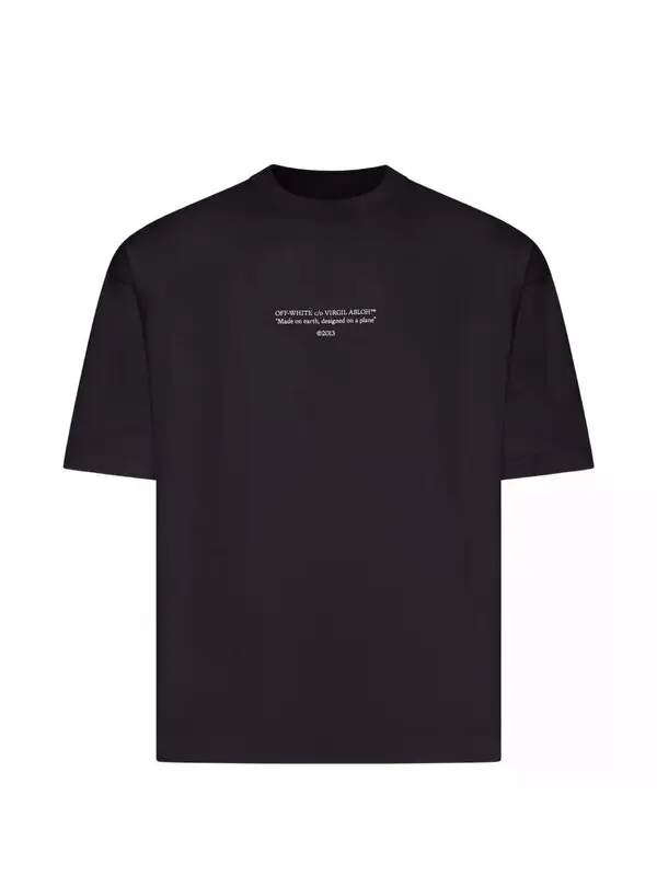 Off-White Slogan-print T-shirt - Black