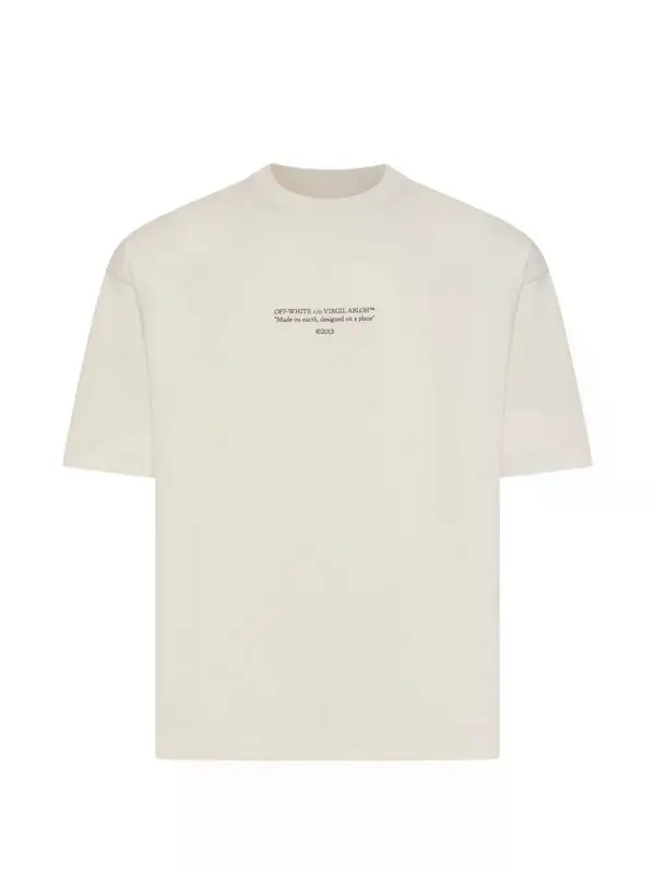 Off-White Slogan-print T-shirt - Grey