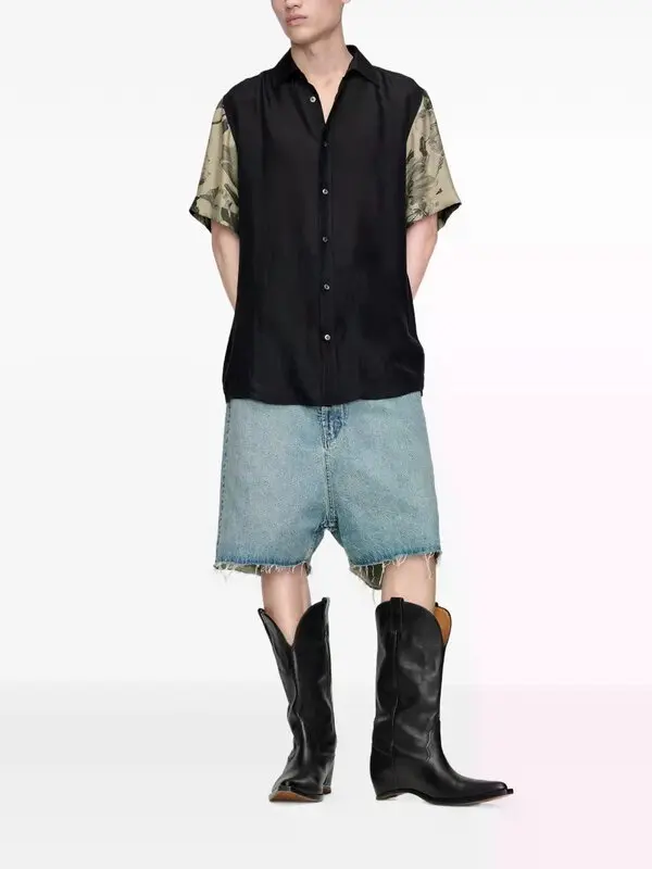MAISON MARGIELA Dropped-rise Denim Bermudas