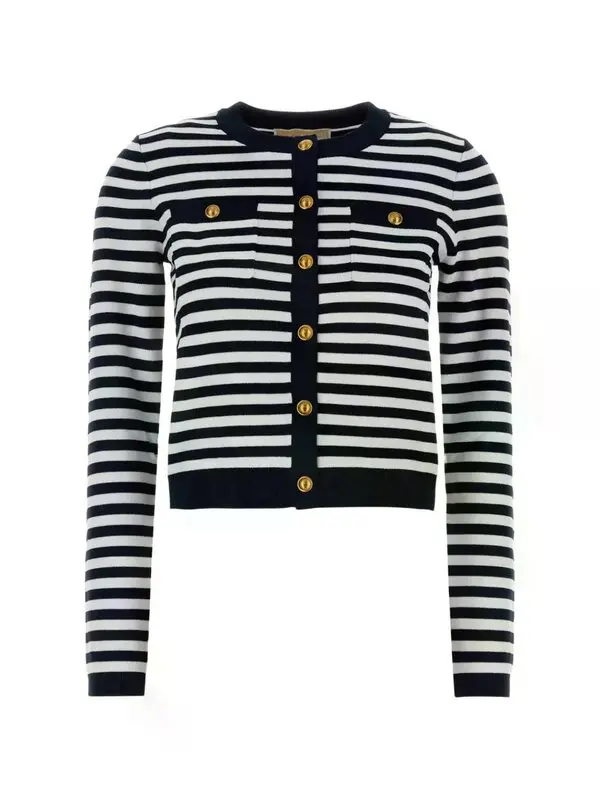 Michael Kors Striped Cardigan