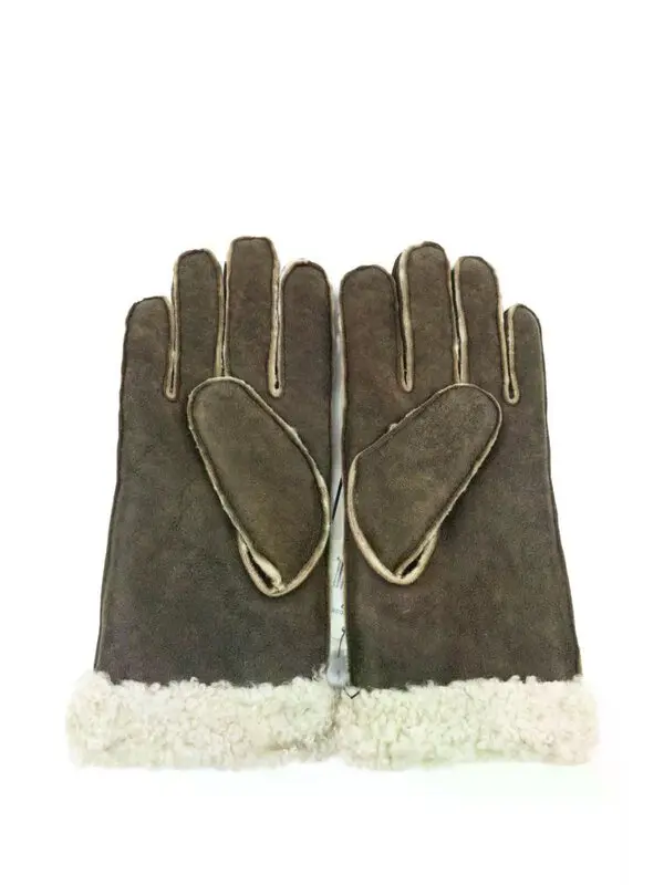 Polo Ralph Lauren Shearling-trim Gloves - Brown