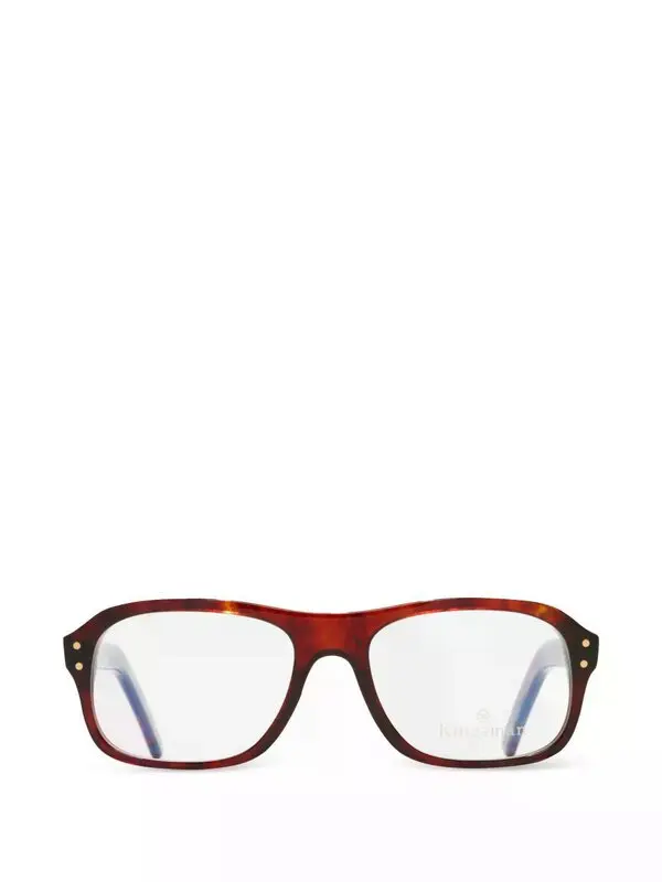 CUTLER & GROSS 0847 Oval-frame Glasses - Brown