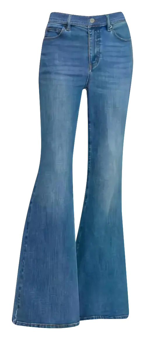 SELF-PORTRAIT High-waist Flared Jeans