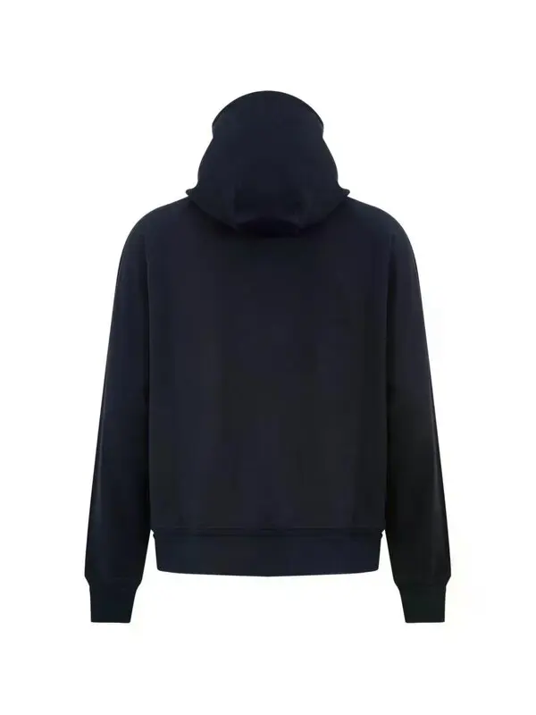 Zegna Zipped Hoodie - Blue