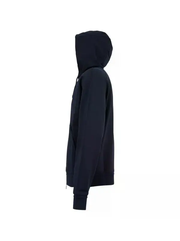 Zegna Zipped Hoodie - Blue