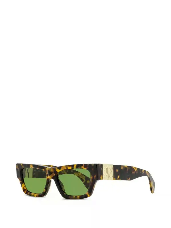 Palm Angels Magnolia Rectangular Sunglasses - Brown