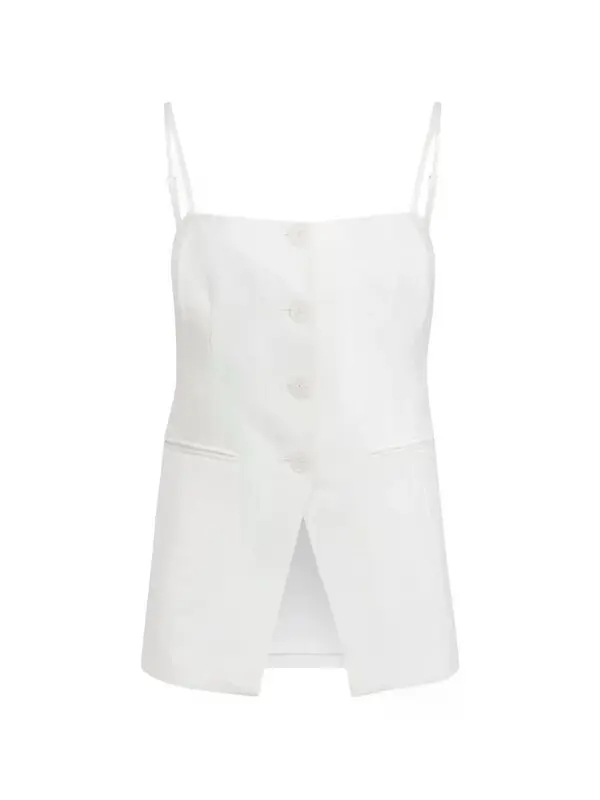 TOCCIN Roxy Square Neck Vest - Neutrals