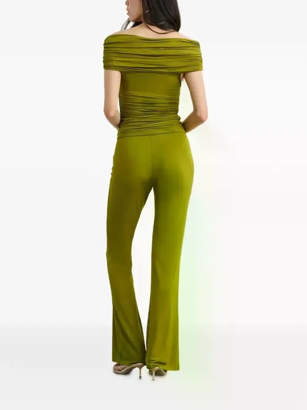 TOCCIN Gemma Seamed Trousers - Green