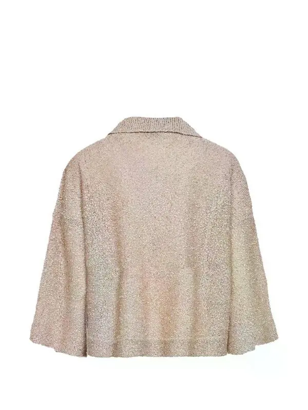 Brunello Cucinelli Sequin-embroidered V-neck Top