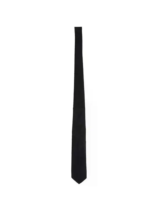 Our Legacy Floral Neck Tie - Black