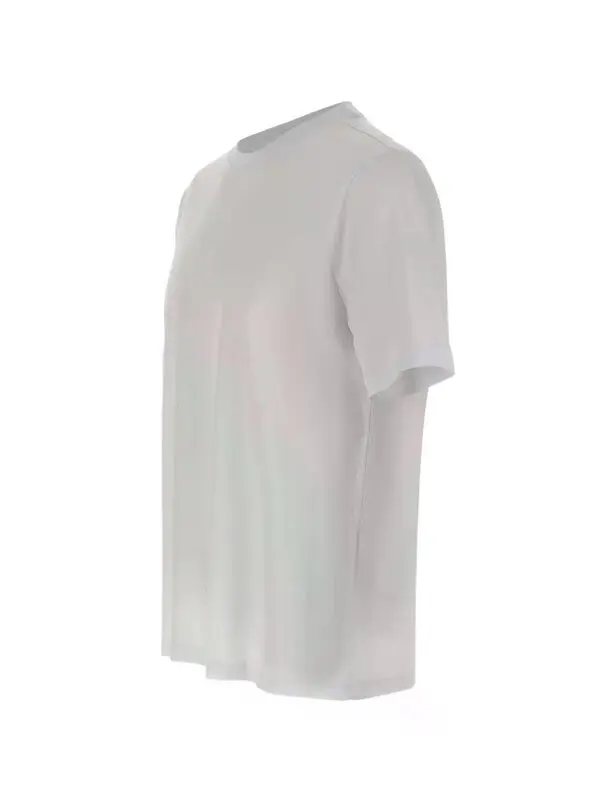 KANGRA Crewneck Short-sleeve Cotton T-shirt - White