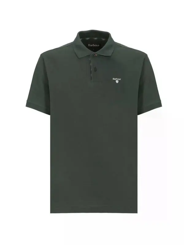 Barbour Embroidered-logo Polo Shirt - Green