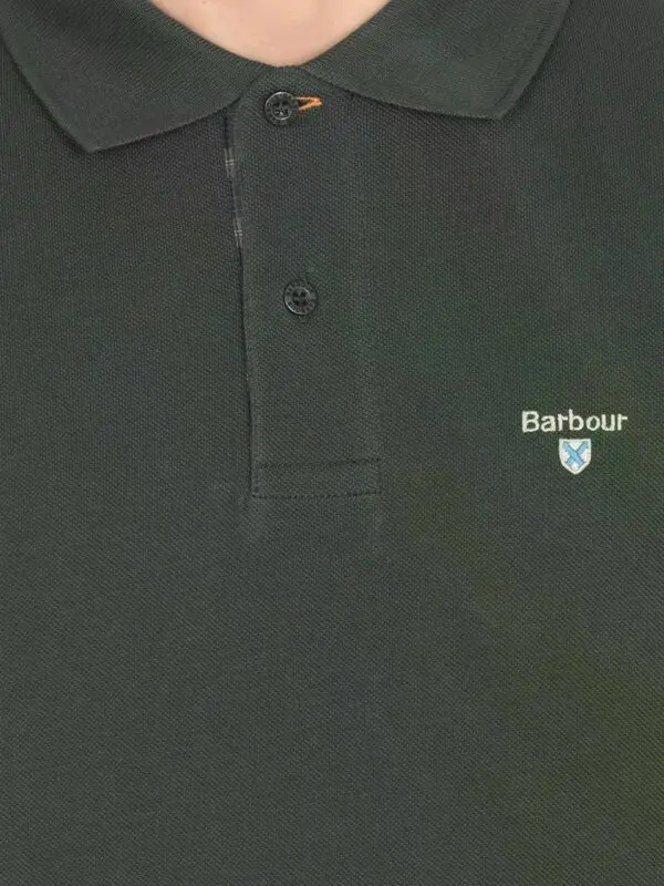 Barbour Embroidered-logo Polo Shirt - Green
