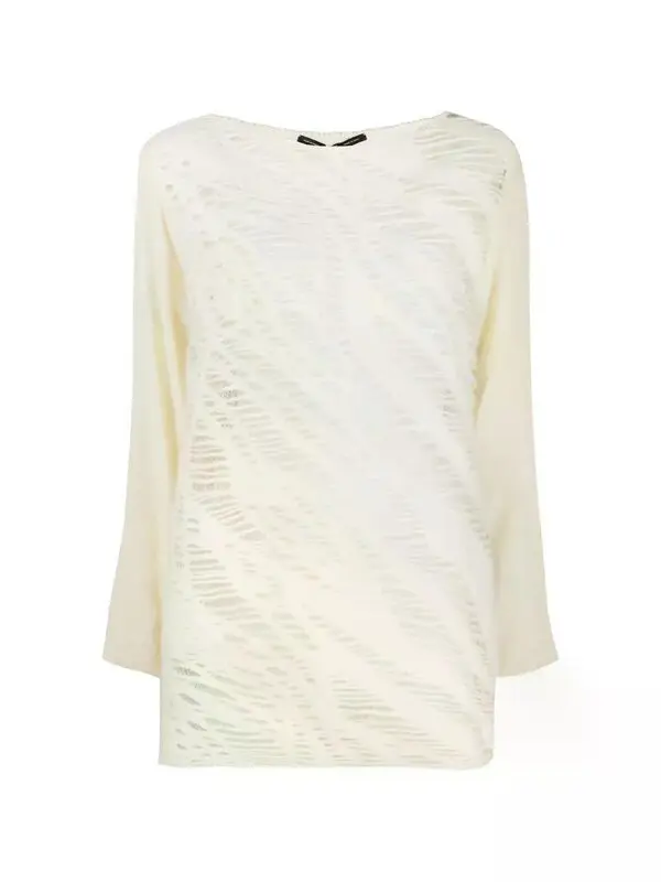 Gianfranco Ferre Patterned Long-sleeved Top