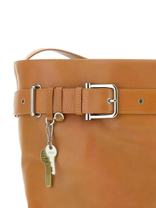 OSOI Brocle Leather Bucket Bag - Neutrals