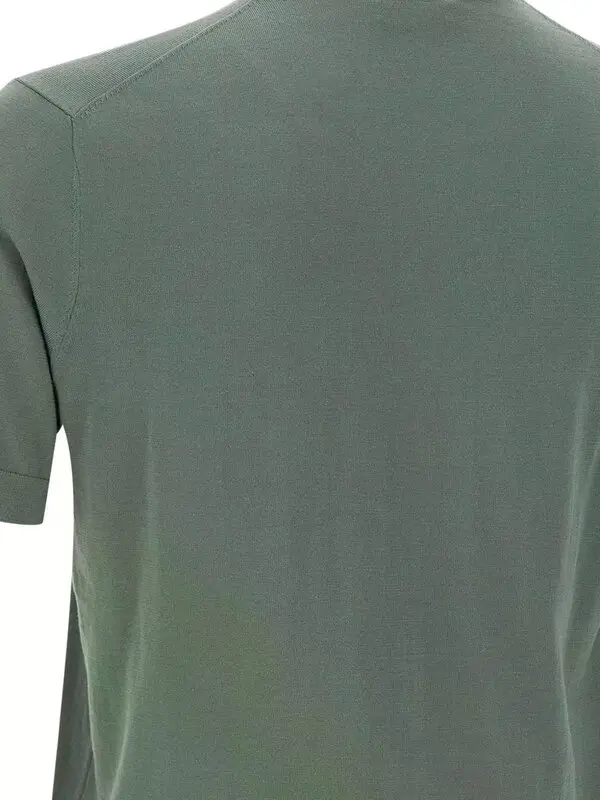 DIKTAT Short-sleeve Crew-neck Sweater - Green