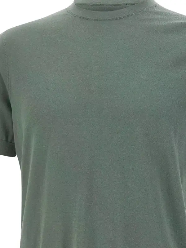 DIKTAT Short-sleeve Crew-neck Sweater - Green