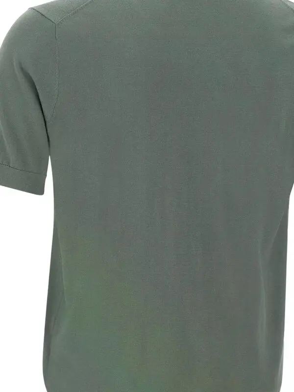 DIKTAT Short-sleeve Crew-neck Sweater - Green
