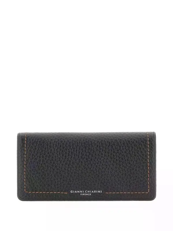 GIANNI CHIARINI Logo-print Wallet - Black