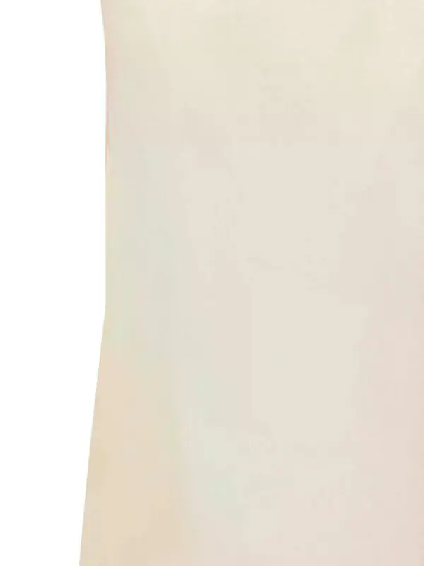 Liu Jo Georgette Sleeveless Top With Lapel And Knot Detail - Neutrals