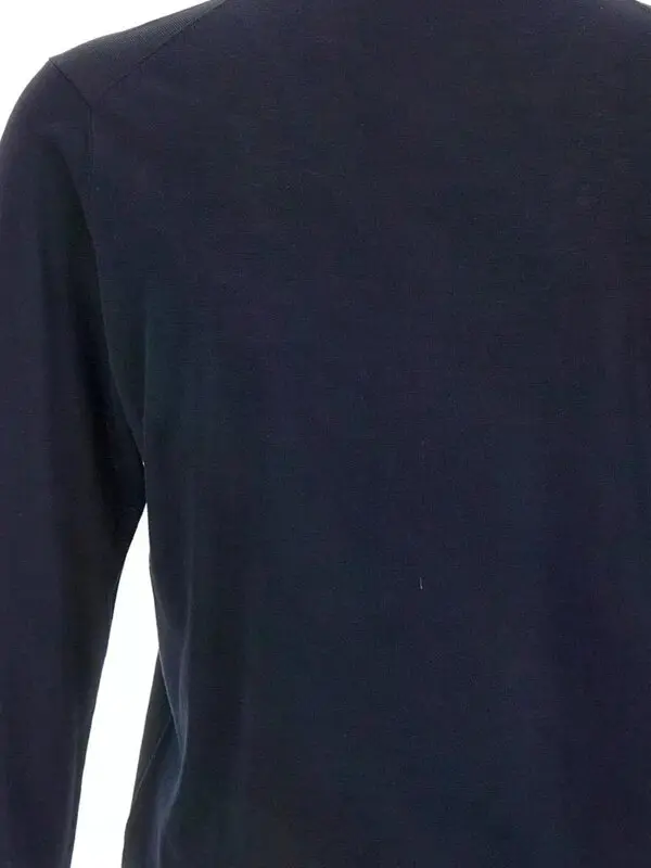 KANGRA Long-sleeve Ribbed Polo Shirt