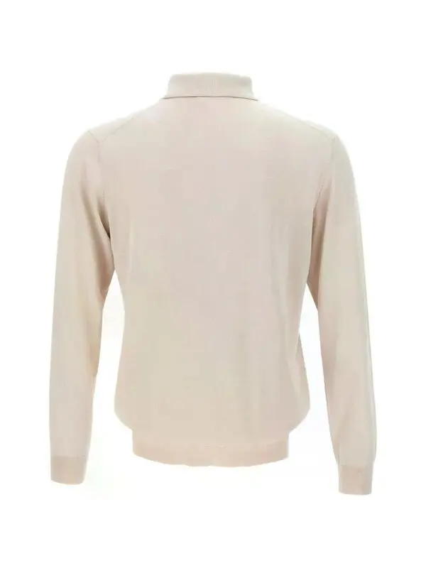 KANGRA Long-sleeve Ribbed Polo