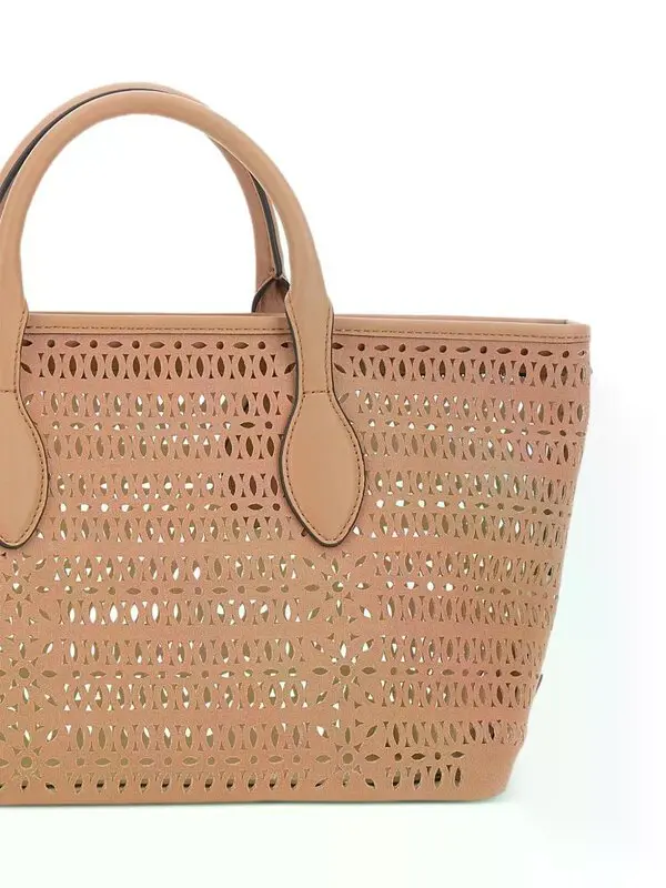 GIANNI CHIARINI Laser-cut Tote Bag - Pink