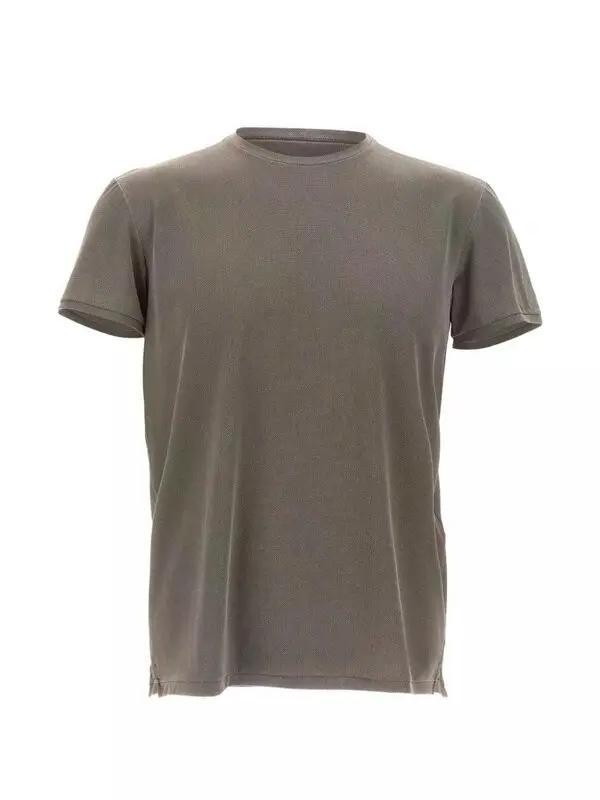 RRD Micro-piqué Crew-neck T-shirt - Grey