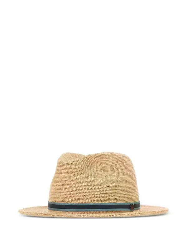Borsalino Argentina Crocheted Straw Hat - Neutrals