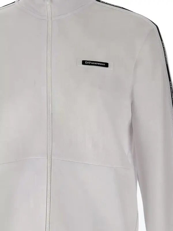 EA7 Logo-detail Full-zip Sweatshirt